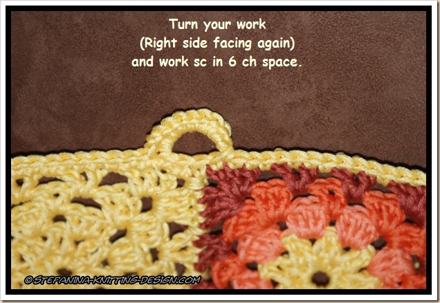 stefanina's dream: Free round little pocket in granny square : tutorial